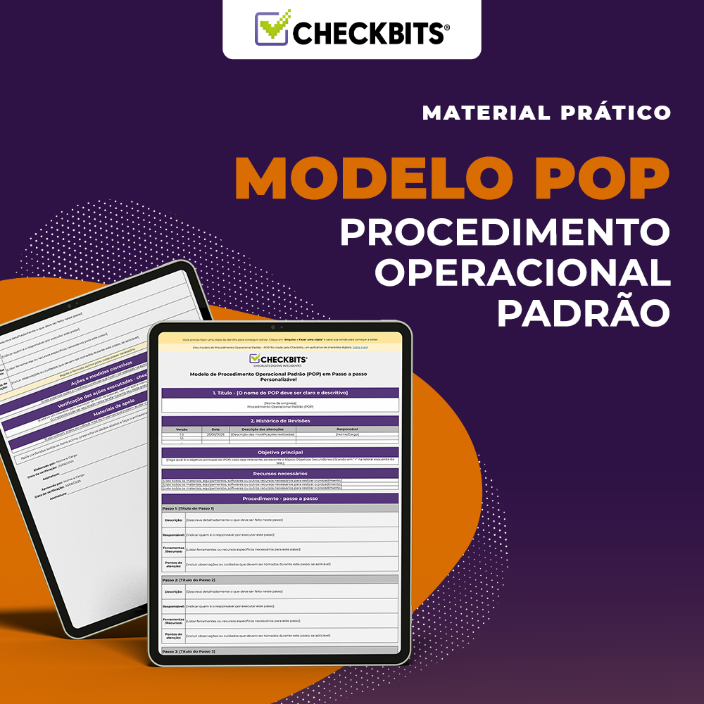 Baixe o Modelo de Procedimento Operacional Padrão (POP) Personalizável